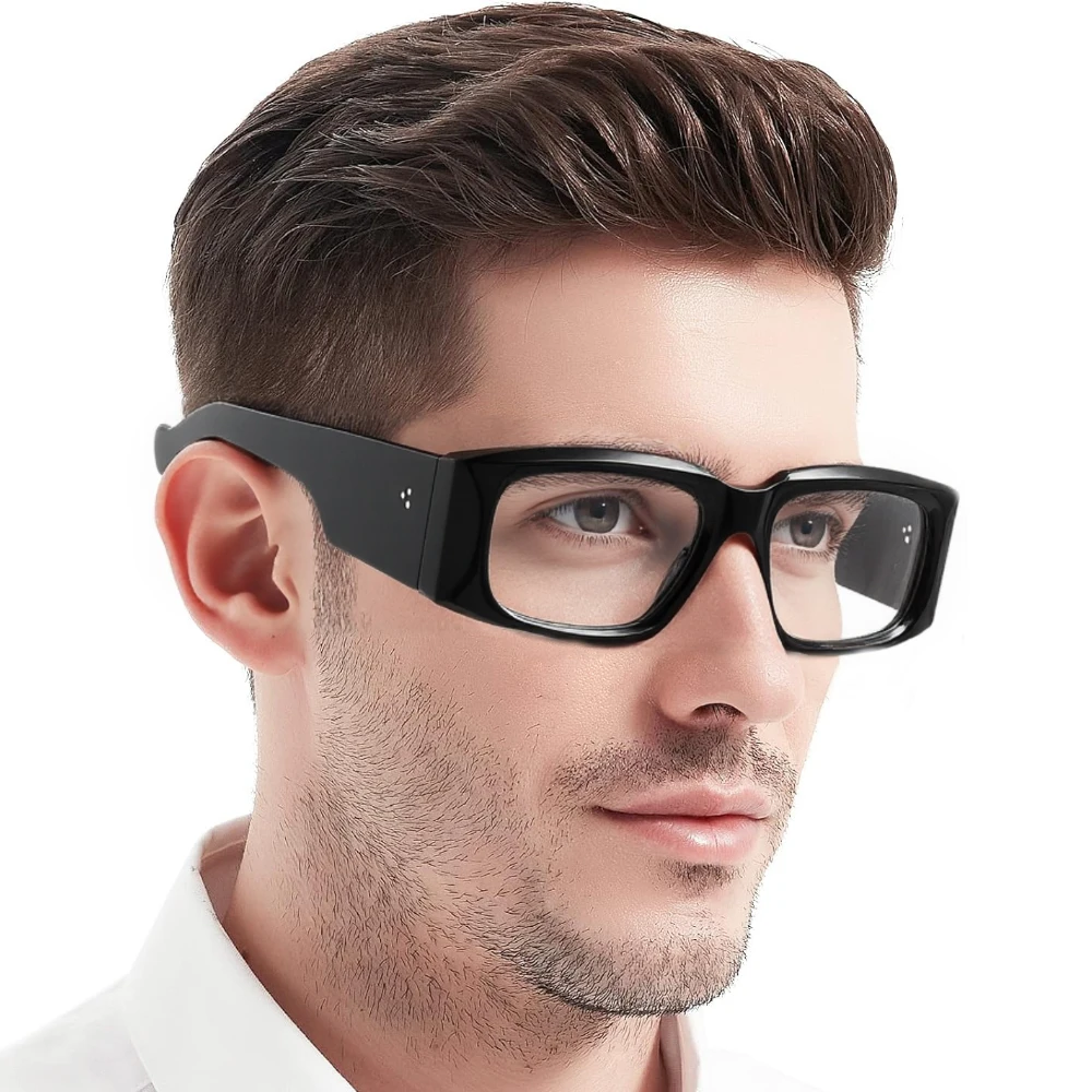 New Square Fake Glasses Frame Women Men Handmake Acetate Frame ...