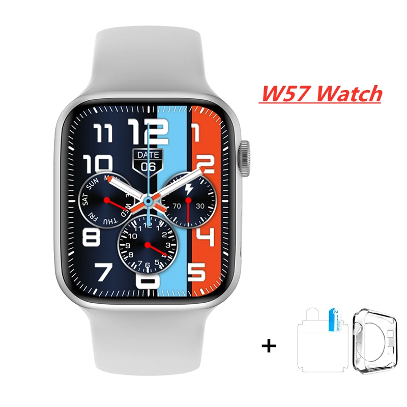 New Iwo Series 7 W57 Smartwatch Bluetooth Nfc Fitness Tracker Smart ...