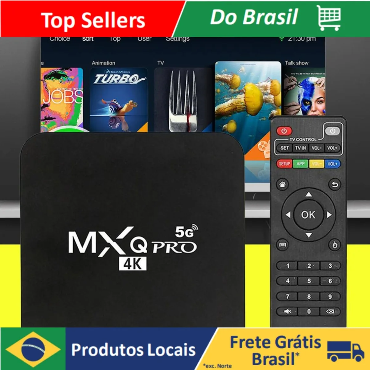 Mxq pro caixa de tv smart 4k mxq pro 5g 16gb/256ggb wifi android 12.1 ...