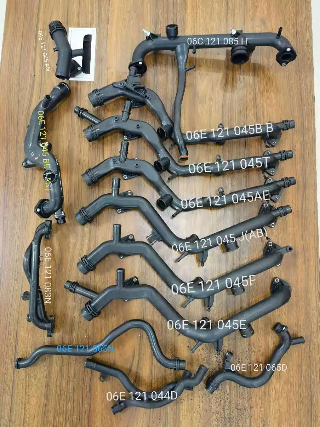 06E121045AK-Engine-Coolant-Radiator-Pipe-Water-Hose-Assy-For-Audi-Q7-VW ...