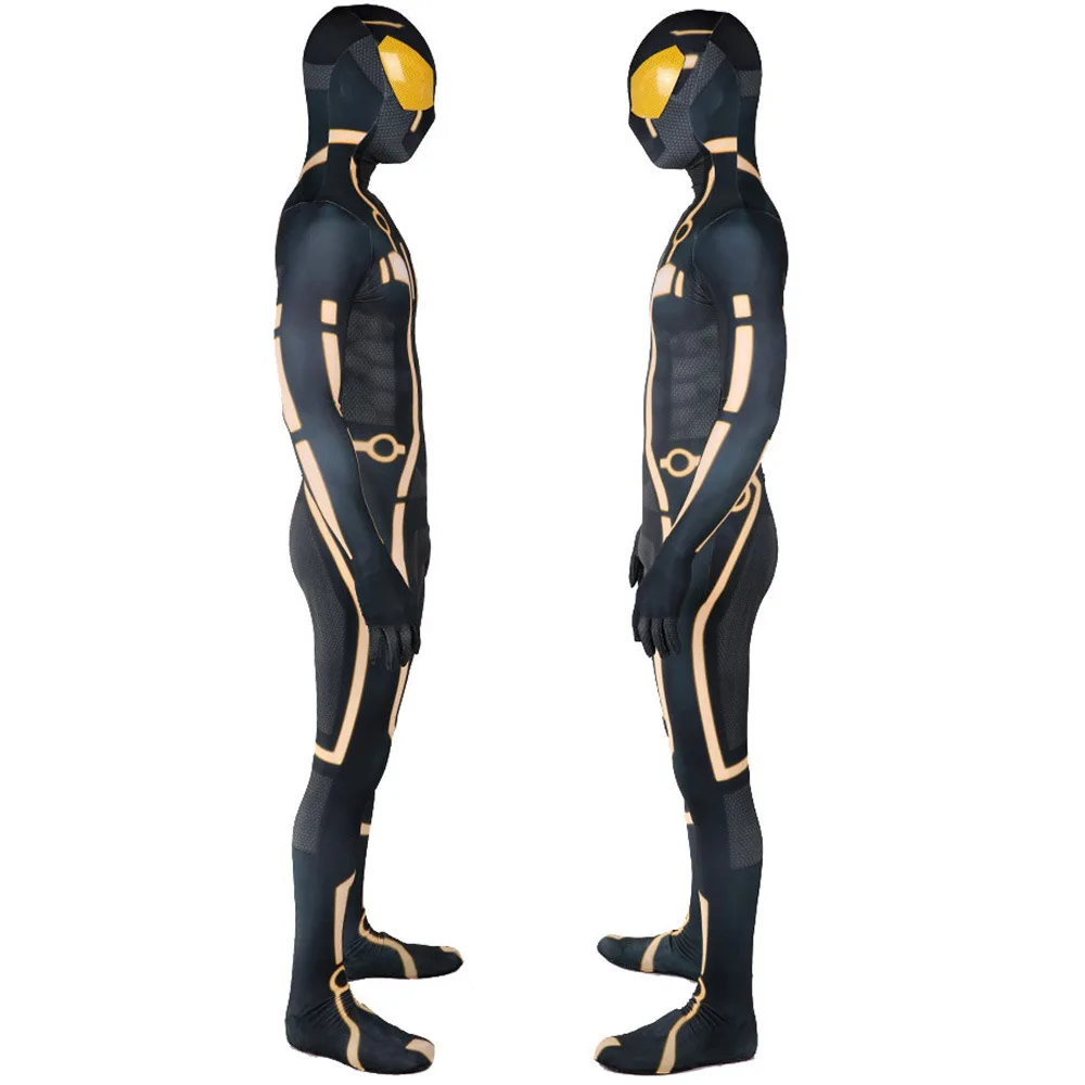 Tron Legacy Sam Flynn Kostuum Tron Legacy Bodysuit Sam Flynn Jumpsuit