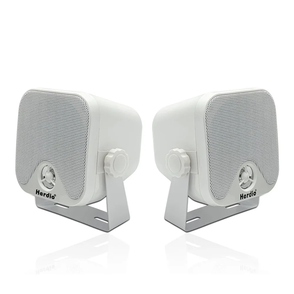 Herdio-4-Inch-Heavy-Duty-Waterproof-Boat-Marine-Box-Outdoor-Speakers ...