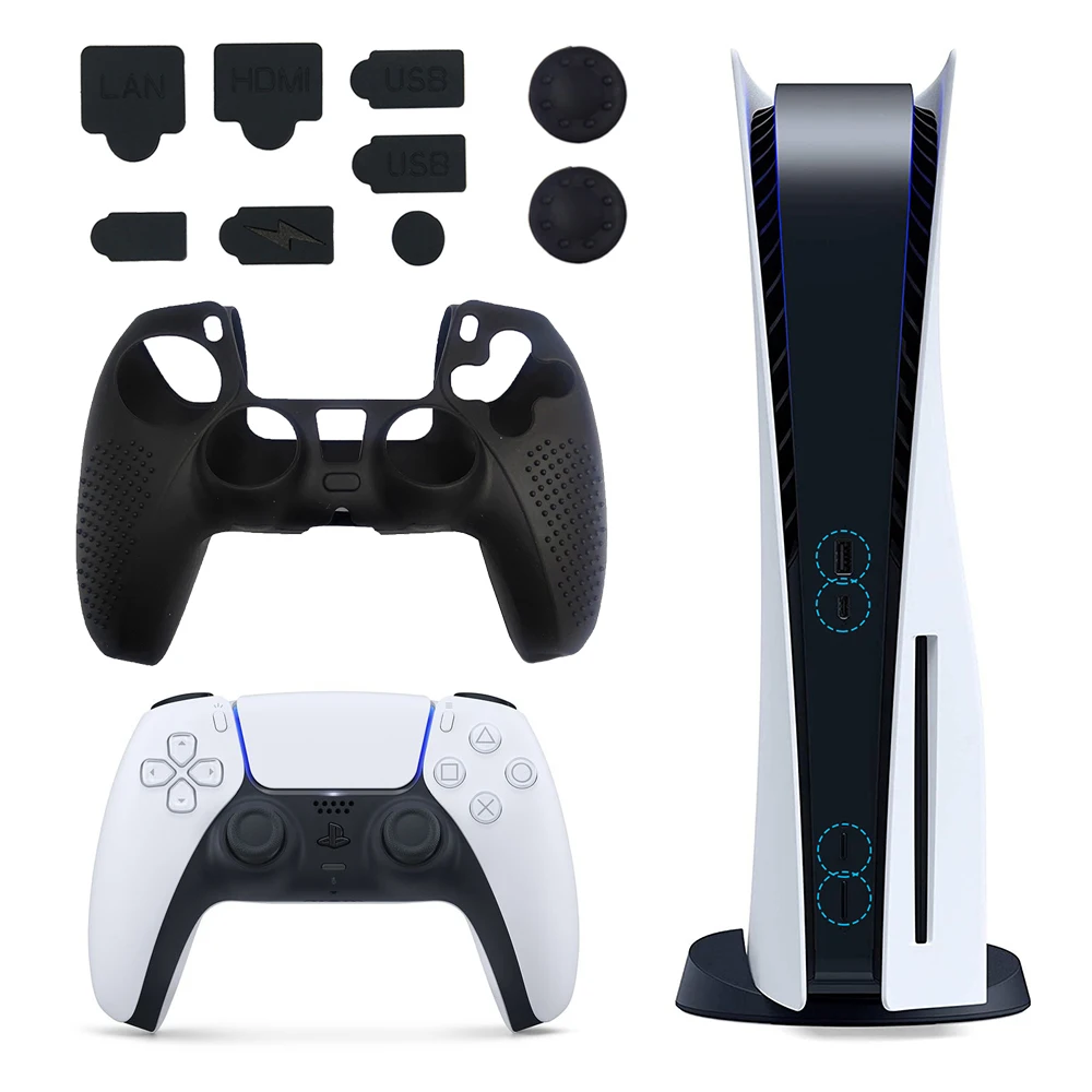 Soft Silicone Gel Rubber Case For PS5 Controller Protection Case For ...