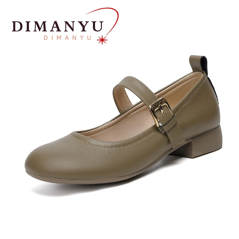 DIMANYU-Ladies-Mary-Jane-Shoes-Non-slip-2024-new-Genuine-Leather-Girls ...