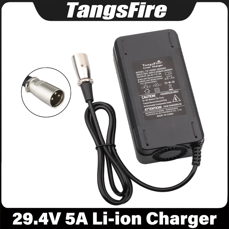 29-4V-5A-Smart-Lithium-Battery-Charger-7Series-For-24V-Li-ion-Battery ...