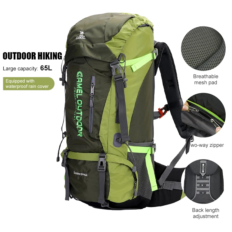 GOLDEN-CAMEL-Outdoor-65L-Hiking-Backpacks-Waterproof-Mountaineering ...