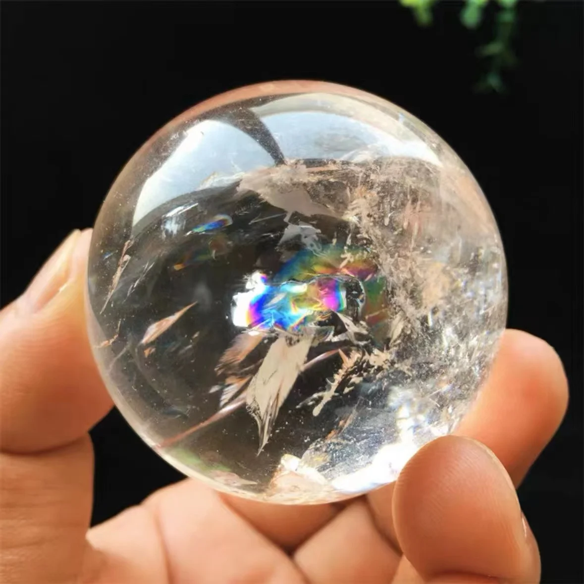 Bola de cristal ahumado Natural, esfera de cuarzo ahumado, piedra ...