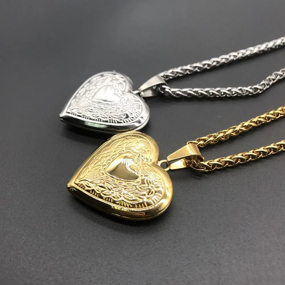Love-Heart-Secret-Message-Locket-Necklace-Pendant-Vintage-Gift-For ...