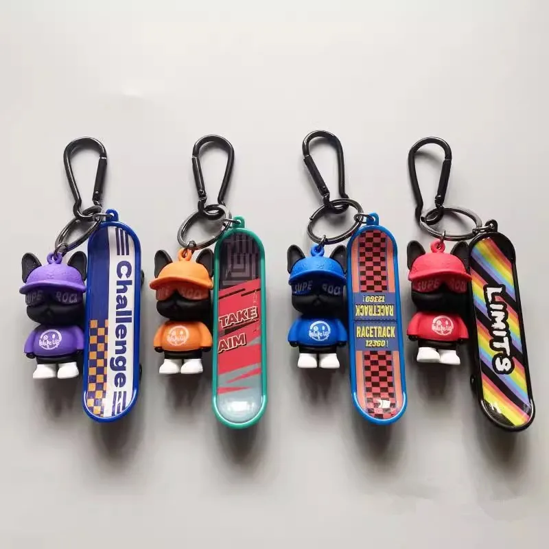 New-Creative-keychain-Street-Skateboard-Bear-Doll-Hipster-Cool ...