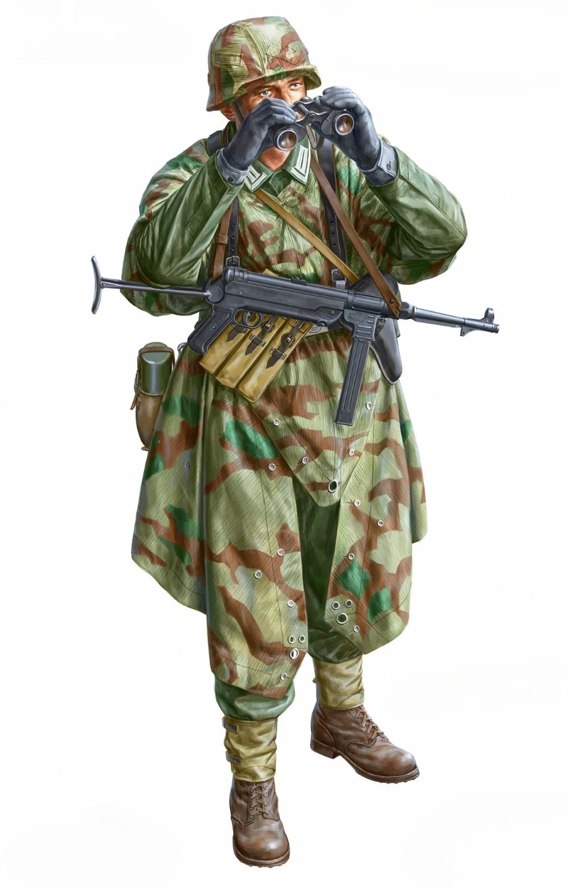1/16 Scale Die-Cast Resin Figure Model Kit WWII German Field Commander ...