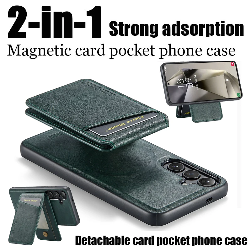 For-Samsung-Galaxy-S22-S23-S24-Ultra-FE-Card-Slot-Shockproof-Case-Card ...