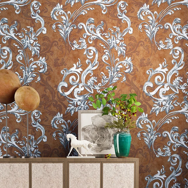Victorian Wallpaper Brown
