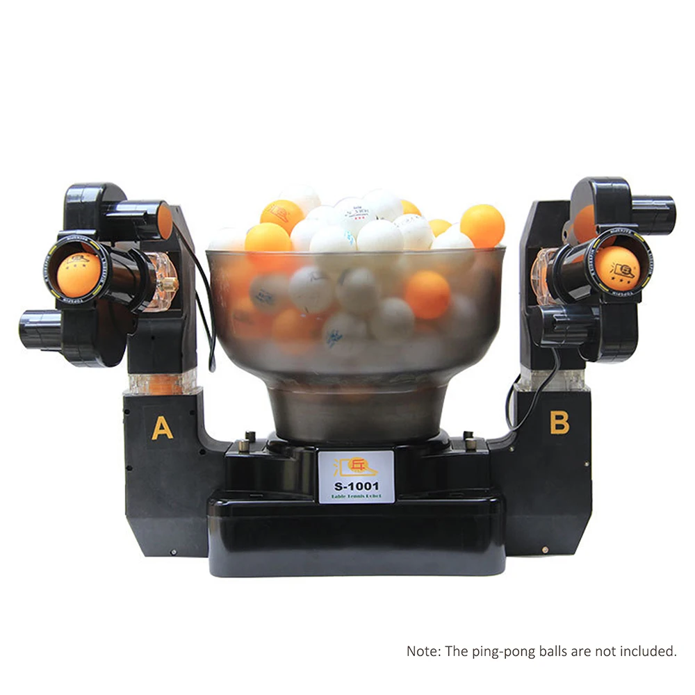 S-1001-Professional-Table-Tennis-Robot-Ping-Pong-Ball-Machine-Automatic ...