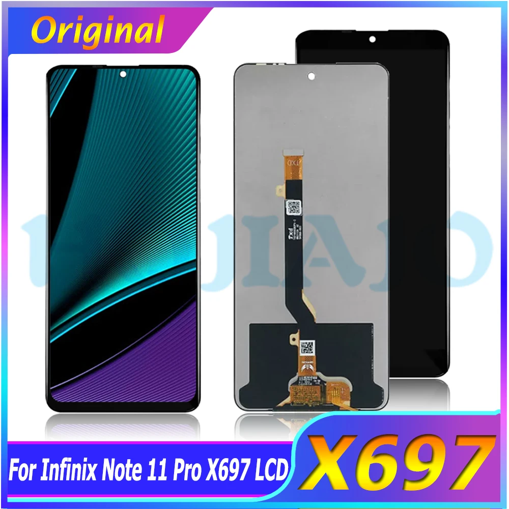6-95-Para-Infinix-Nota-11-Pro-X697-Display-LCD-Touch-Screen-Digitizer ...