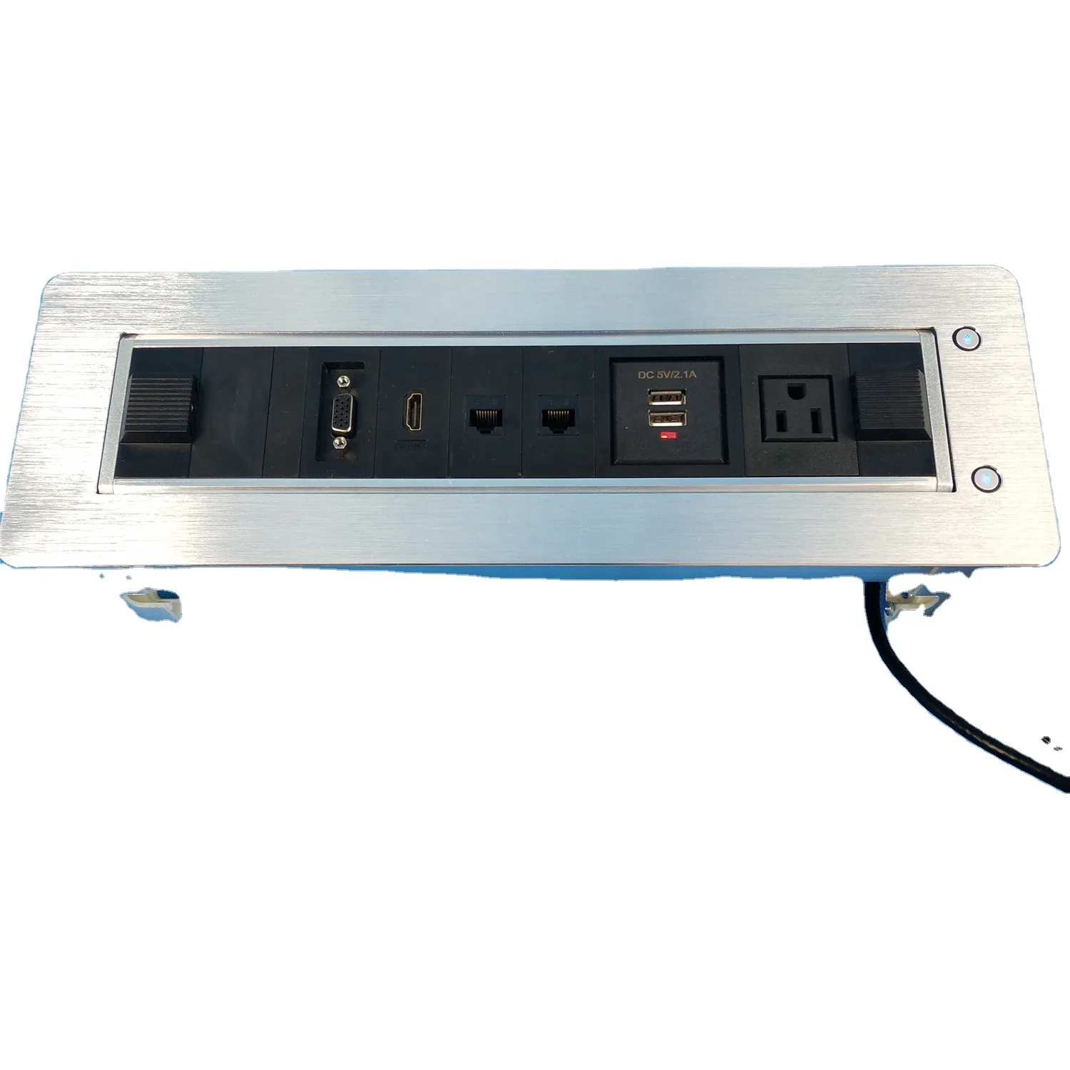 Office-US-type-Hidden-Mounted-All-Aluminum-Electric-Rotary-Pop-up-Data ...