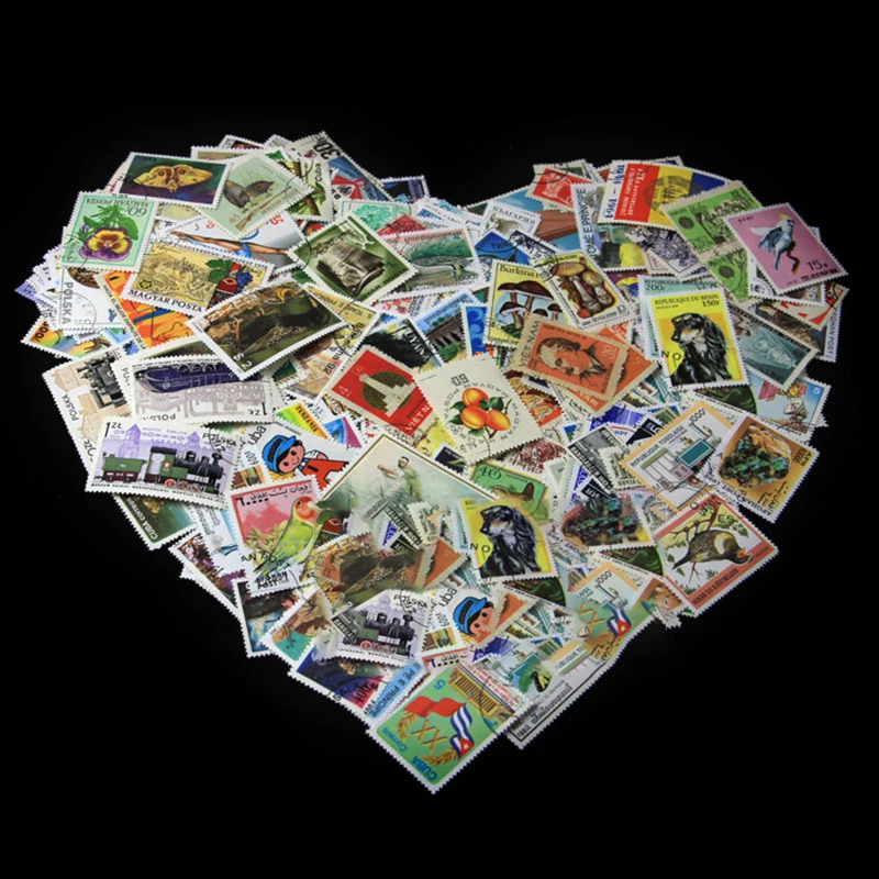 Lots-500pcs-Europe-Asia-Africa-America-Ocean-Original-Stamps-World ...