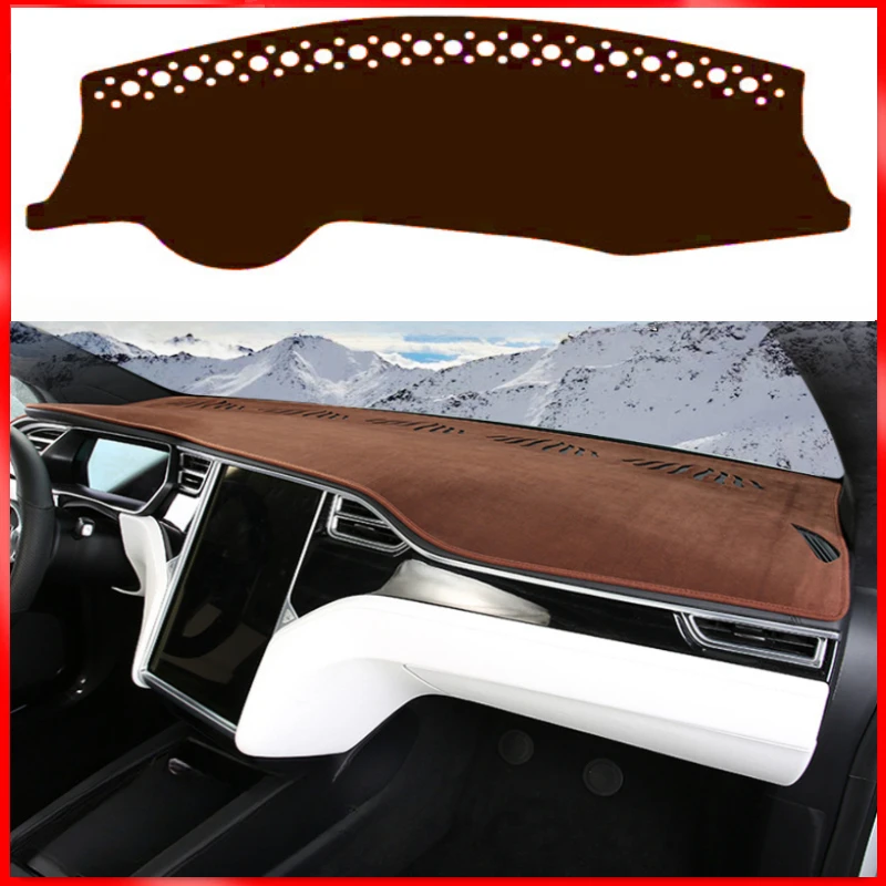 For-Tesla-Model-X-S-Dashboard-Cover-Mat-Light-Proof-Sunshade-Mats ...