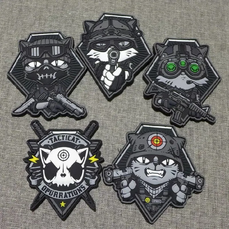 Tactical-Cat-Special-Forces-Armband-Sniper-Morale-Badge-Hook-and-Loop ...