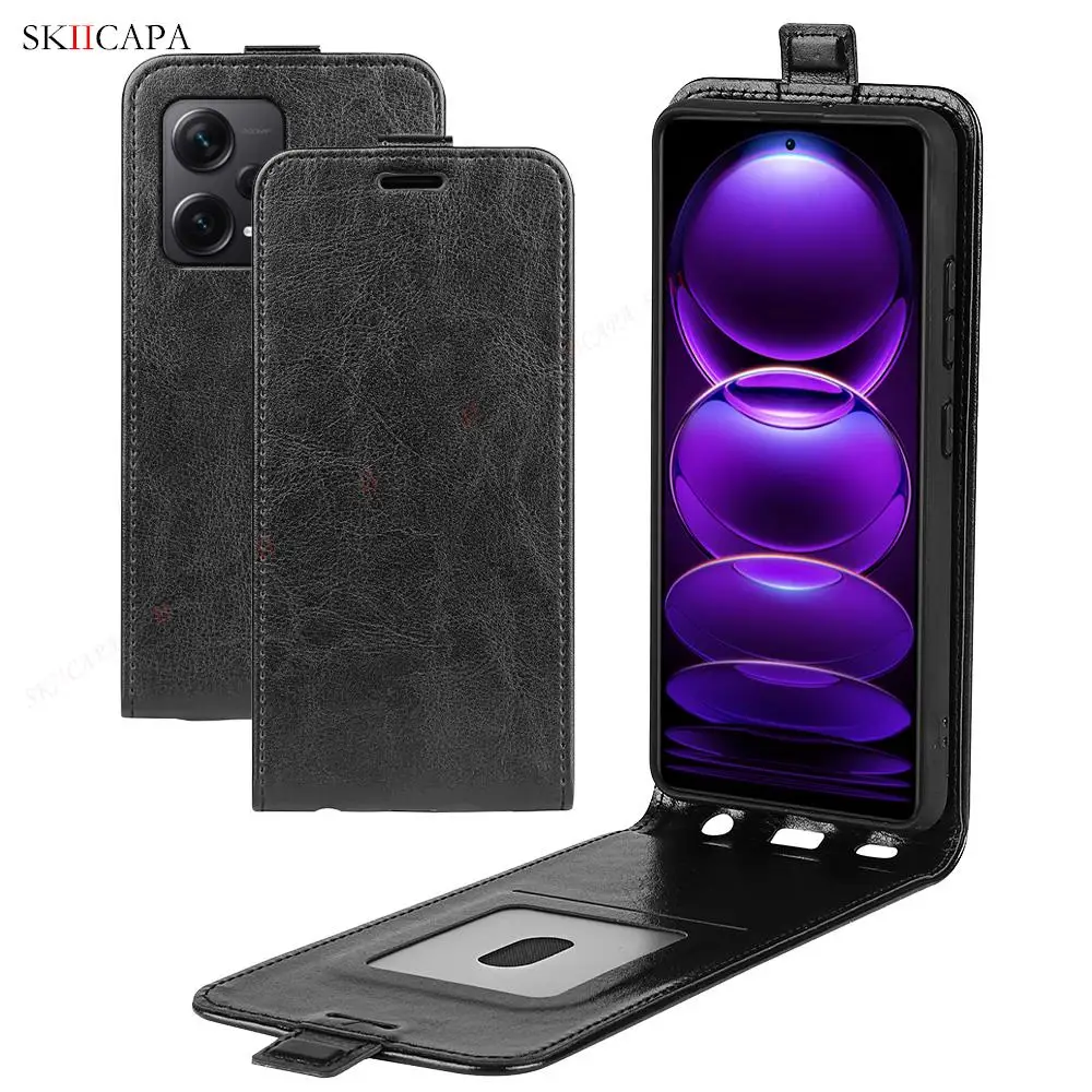 Vertical-Flip-Leather-Case-for-Redmi-Note-12-Pro-Plus-Wallet-Card ...