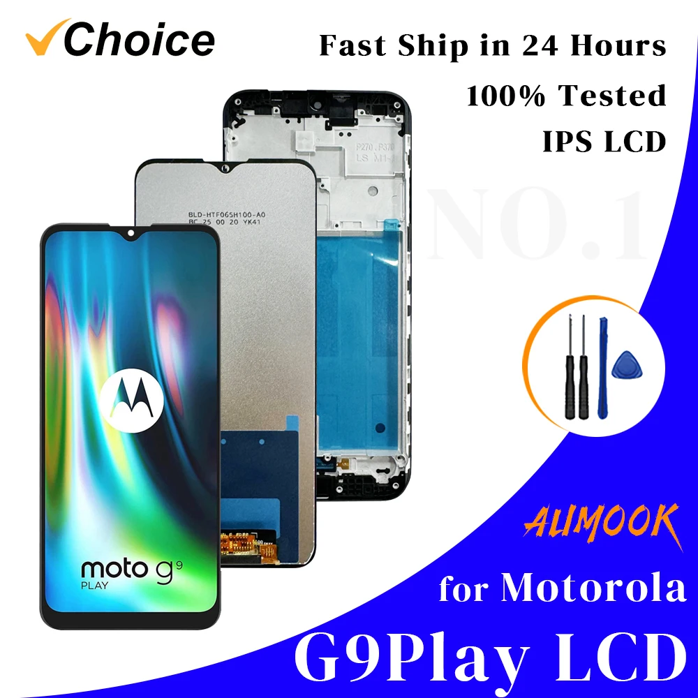 G9 Play IPS LCD for Motorola G9 Play LCD Display Touch Screen Digiziter ...