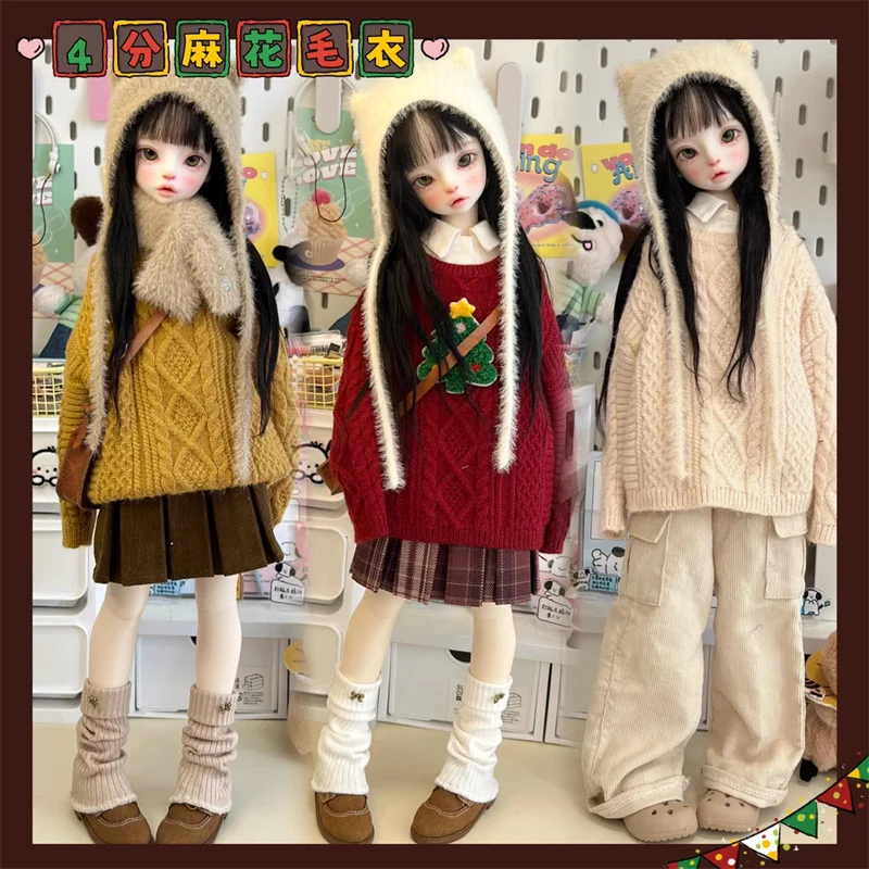 New-Arrival-BJD-Doll-Clothes-for-1-4-1-6-MSD-MDD-YOSD-Doll-Sweater ...