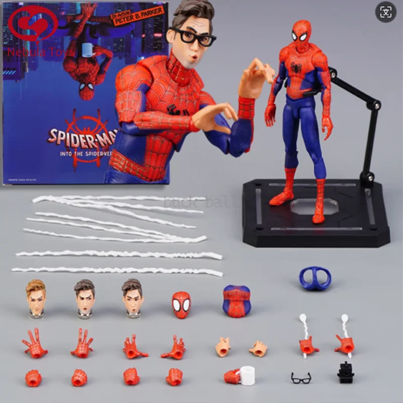 Spider-Man-Into-The-Spider-Verse-Action-Figures-Miles-Morales-Figurine ...