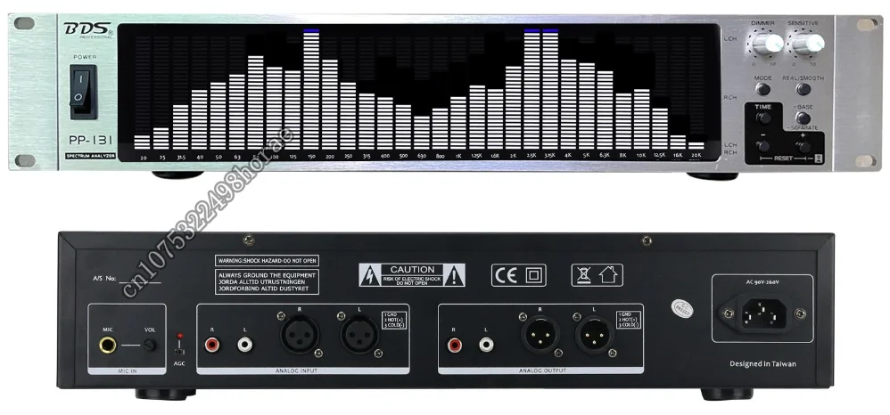 Bds-PP-131-Rack-Mounted-2u-Spectrum-Display-Equalizer-Audio-Level ...