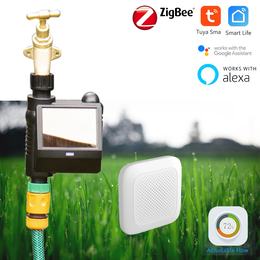 Smart Water Valve Home Automation | Water Automatic Valve Zigbee - Tuya ...