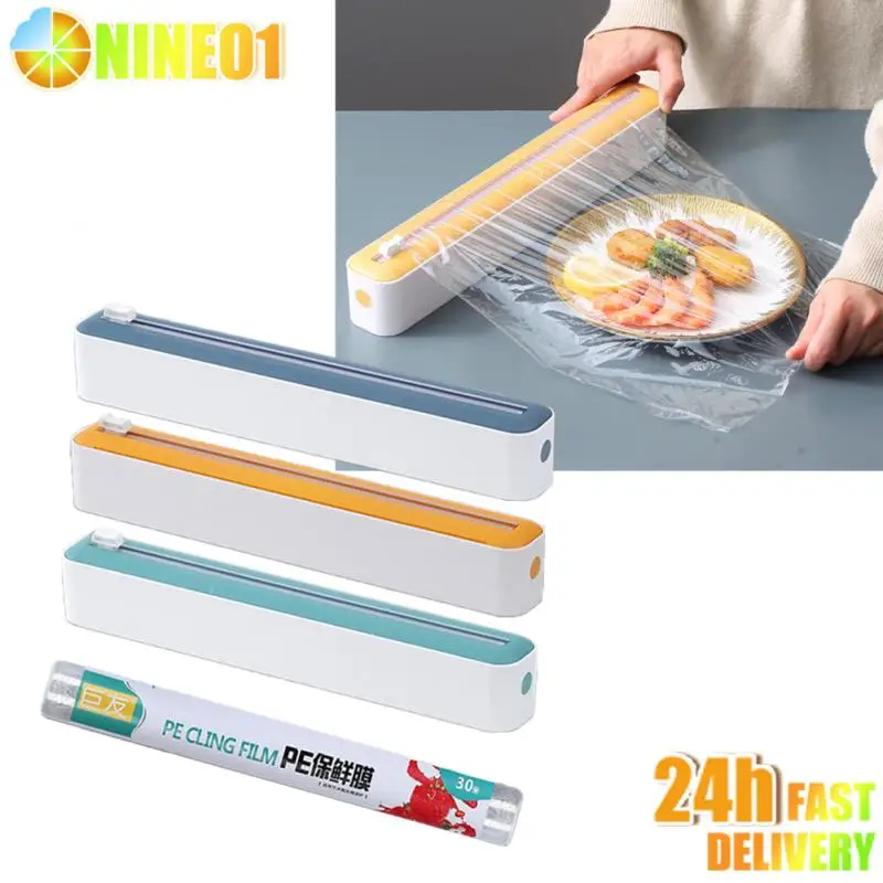 Cling-Wrap-Cutter-Multifunctional-Food-Wrap-Dispenser-Cling-Film ...