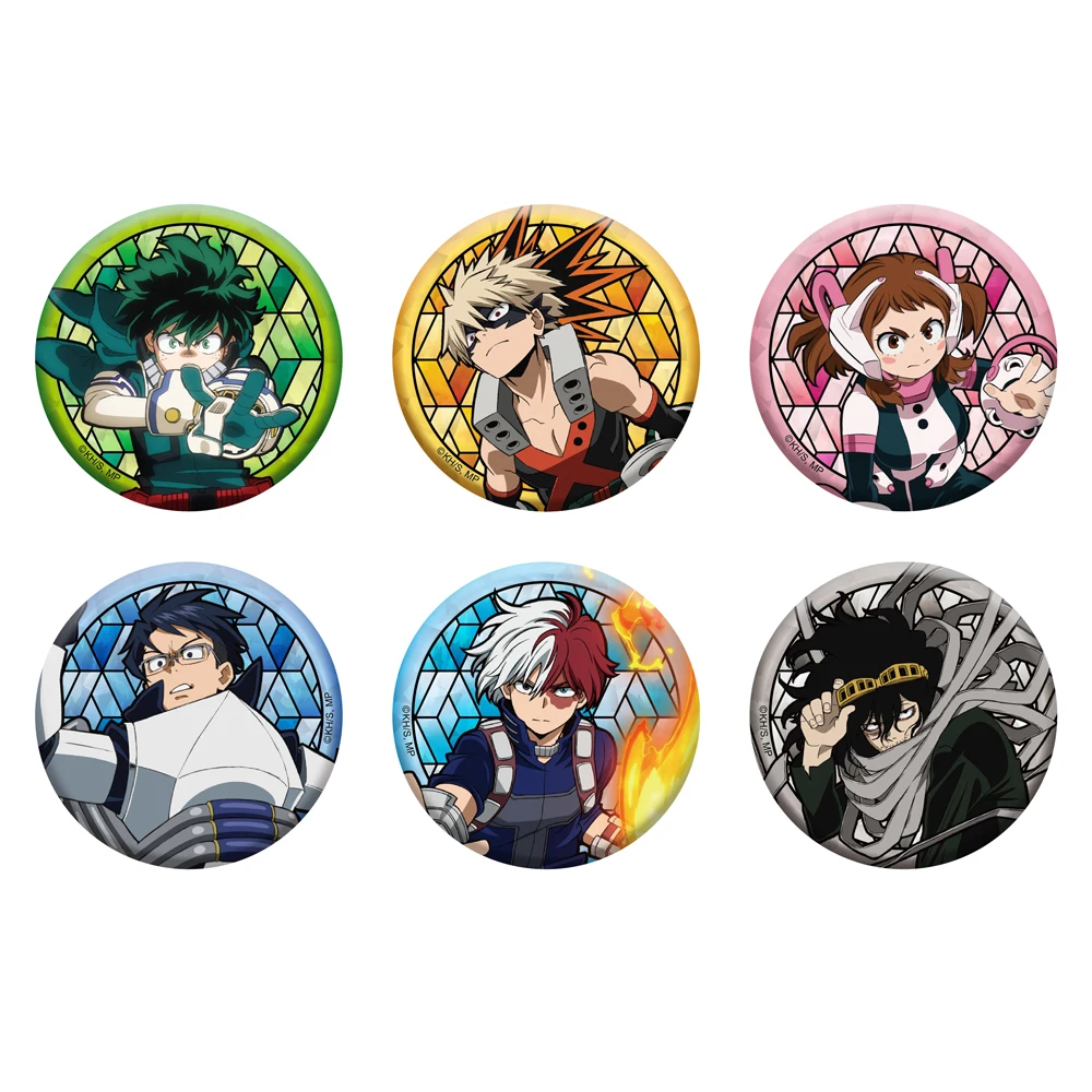 My-Hero-Academia-Anime-Boku-No-Badge-MHA-Deku-Shoto-Aizawa-shuta ...