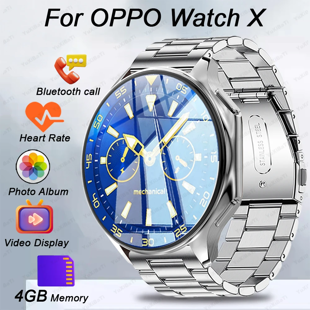 2024-New-For-OPPO-Watch-X-Smart-Watch-4G-Memory-Music-Video-Bluetooth ...
