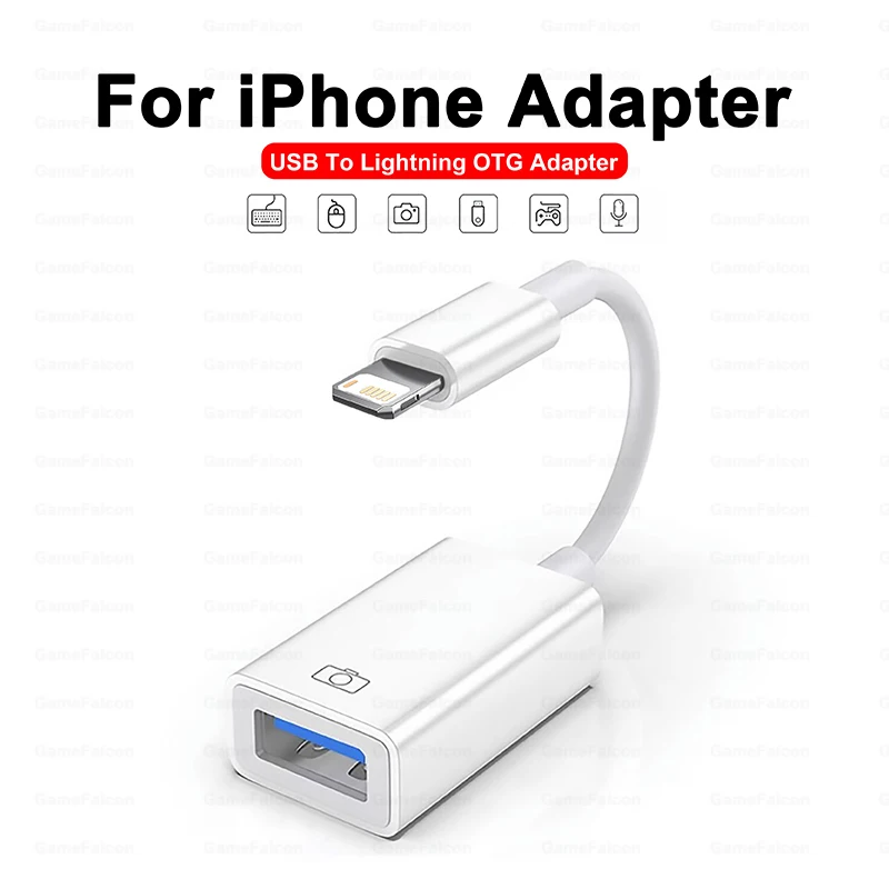 Cable-adaptador-OTG-para-iPhone-14-13-12-11-Pro-Max-XR-8-Plus-Lightning ...