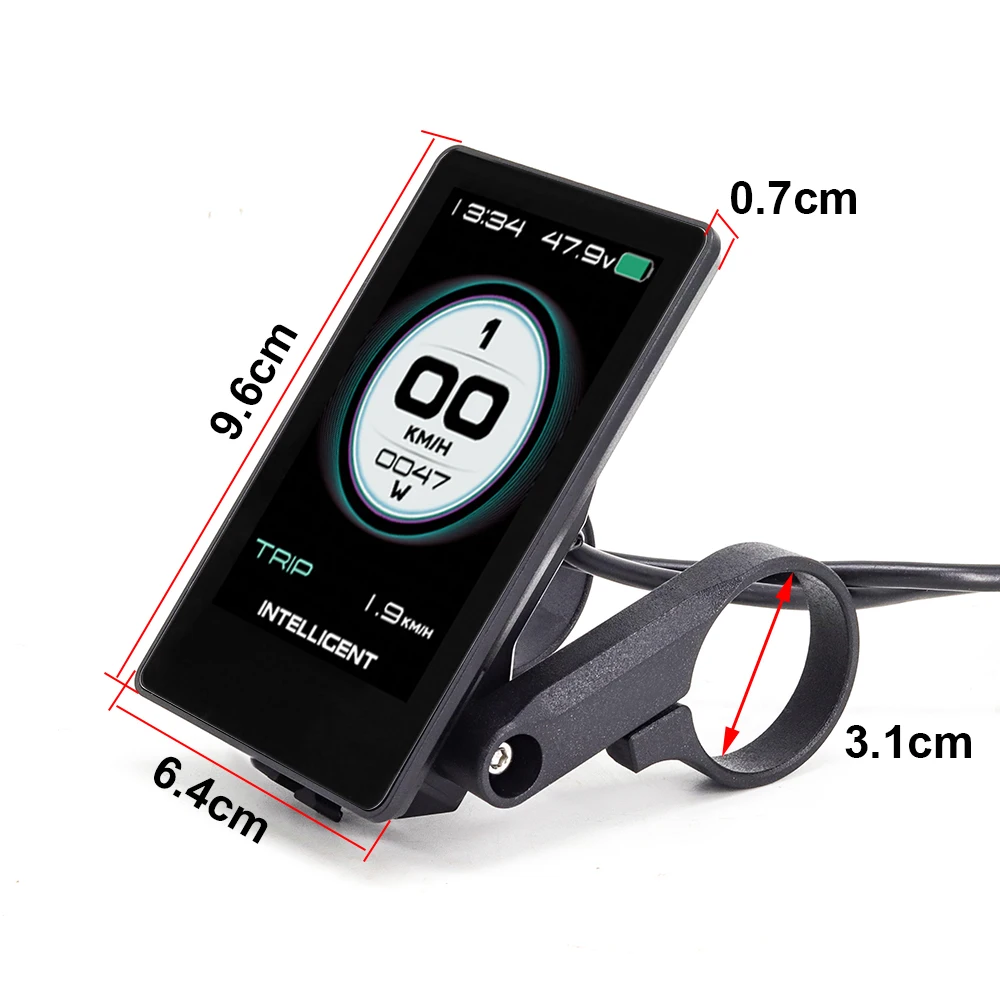 Bafang Display For BBS02B Motor Mid Motor 0-9 Pedal Assist Levels EBike ...