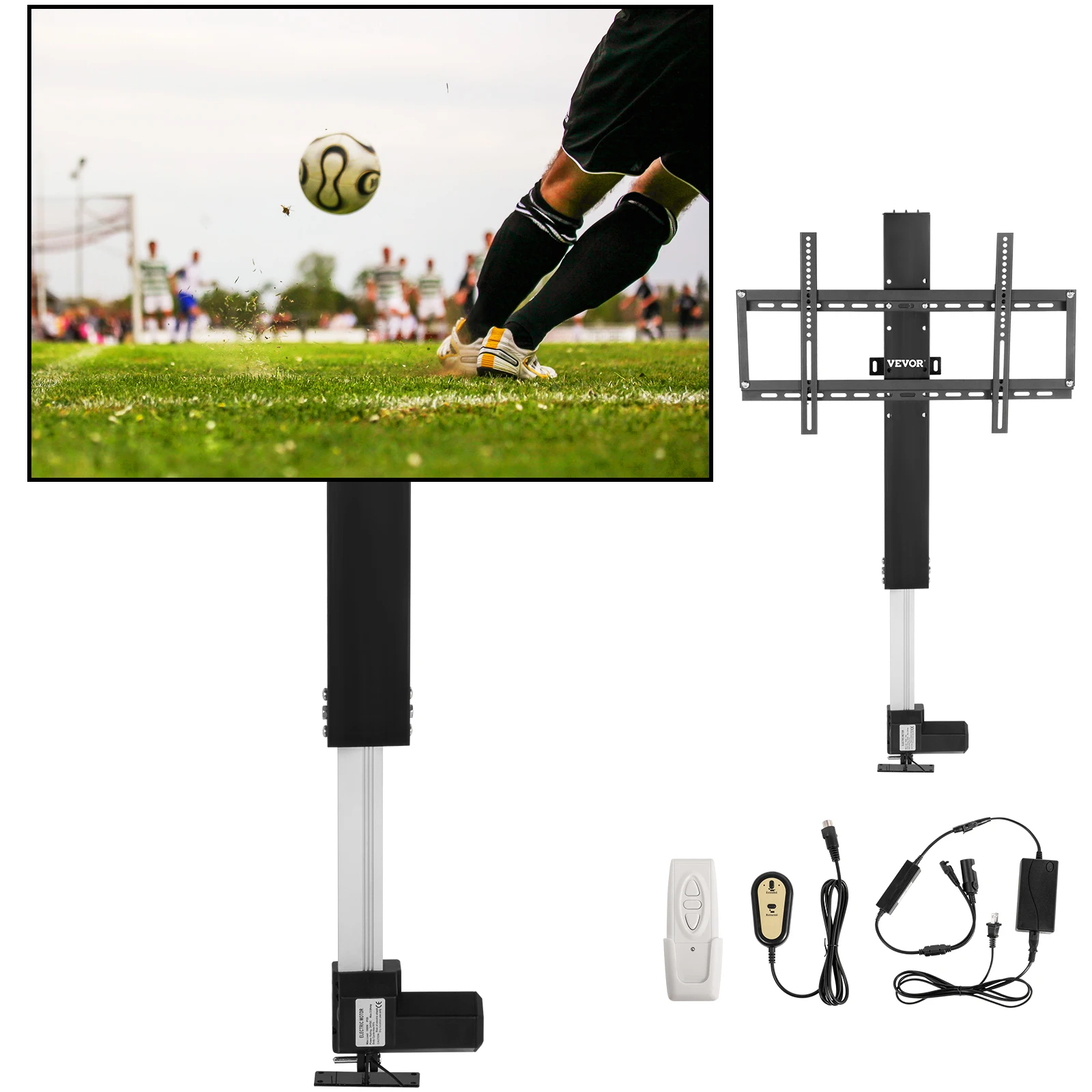 SucceBuy Remote TV Lift Motorized Cabinet TV Mount Bracket Electirc ...
