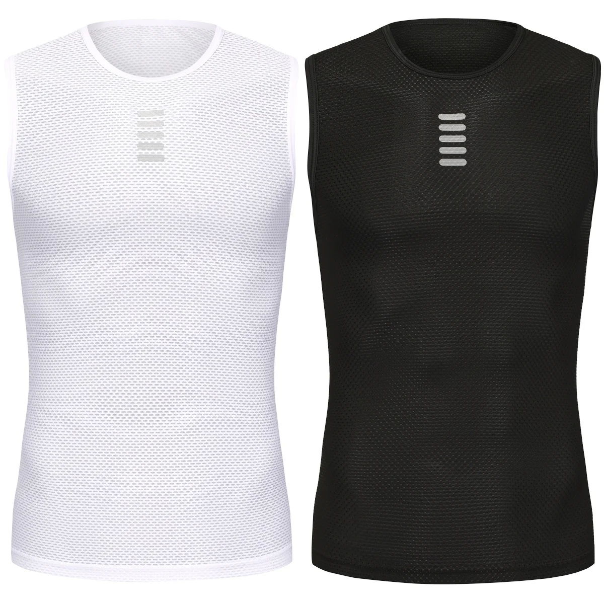 Cycling-Reflective-Base-Layer-Underwear-White-Cycling-Jersey-Sport-Vest ...