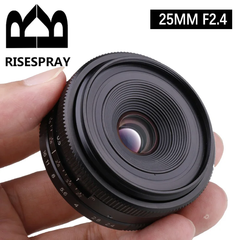 RISESPRAY-25mm-F2-8-Micro-single-biscuit-lens-for-Olympus-Panasonic ...