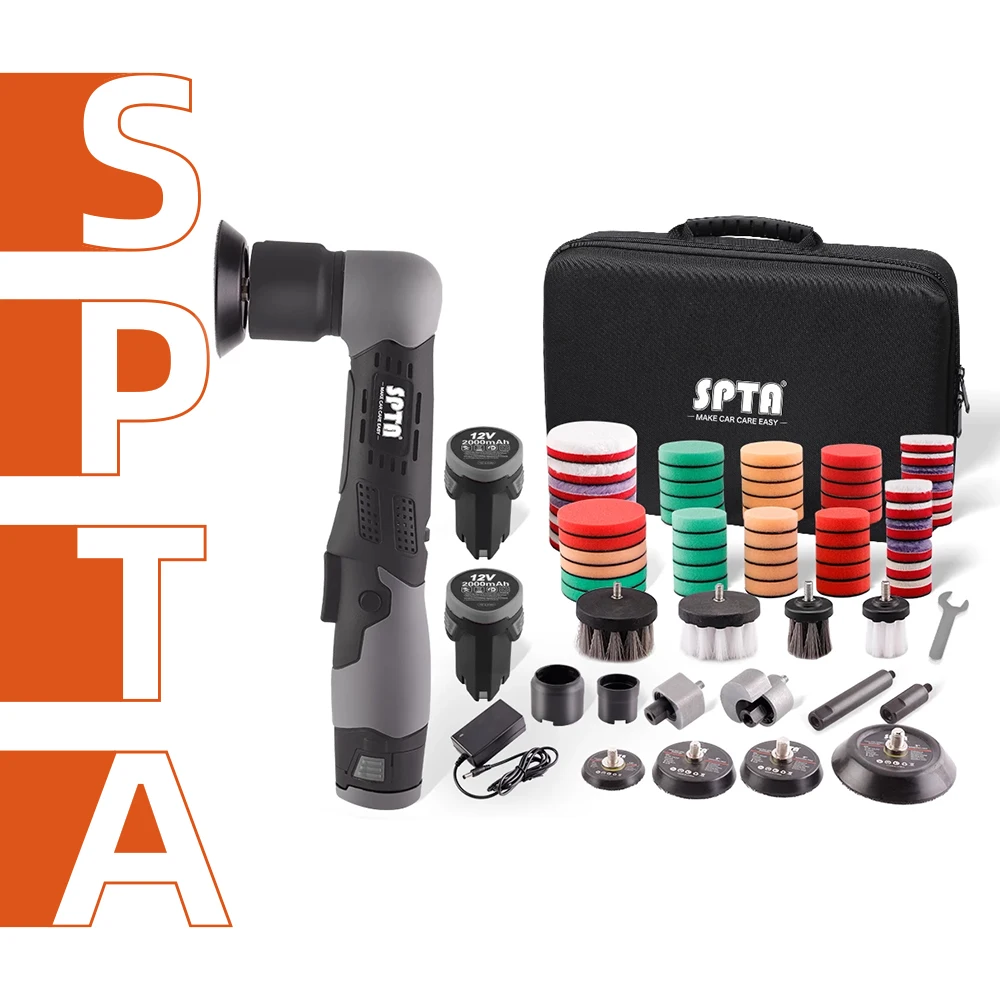 Spta 12v Cordless Mini Car Polisher Ro/da Micro Scratches Killer ...