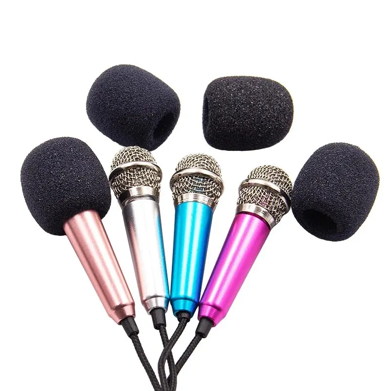 Portable-3-5mm-Stereo-Studio-Mic-KTV-Karaoke-Mini-Microphone-For-Smart ...