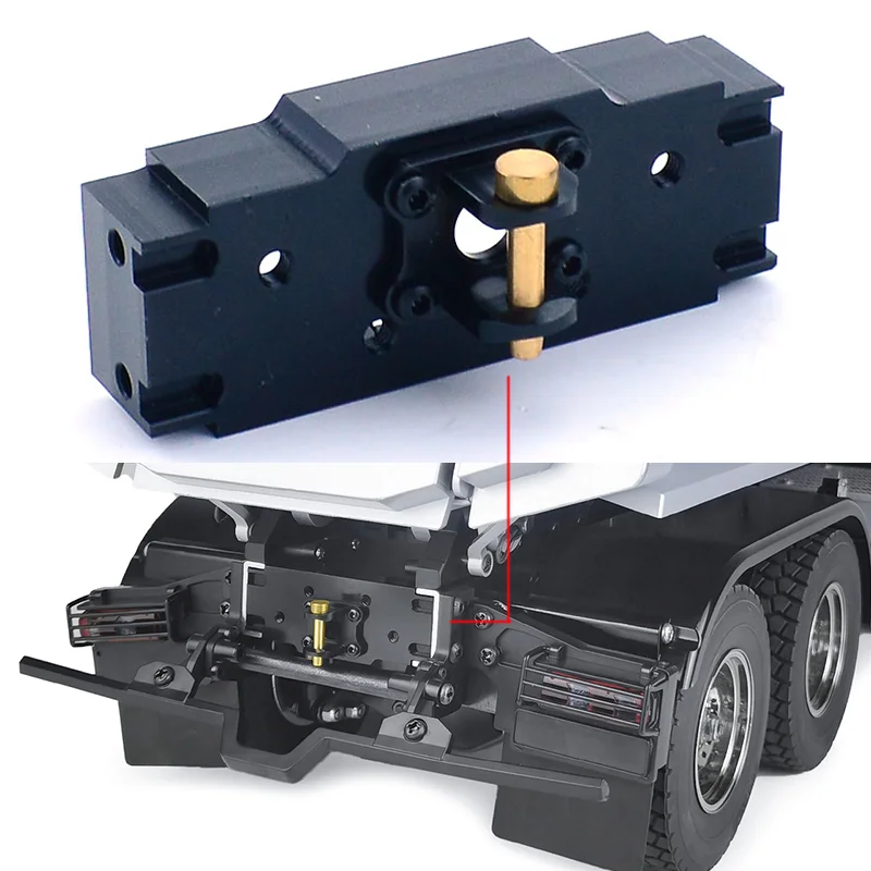 Metal-Simulation-Tail-Boom-Trailer-Hitch-for-1-14-Tamiya-RC-Dump-Truck ...