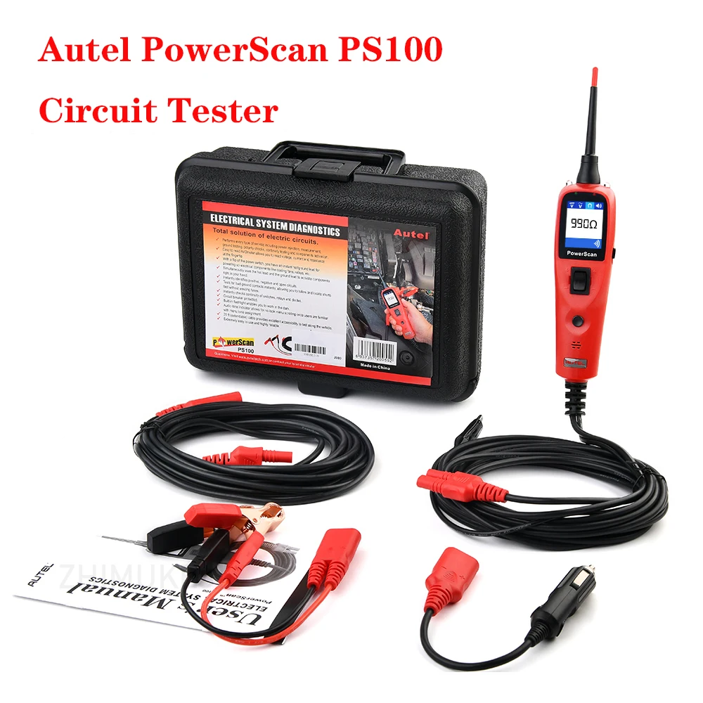 Autel-PowerScan-PS100-Circuit-Tester-Electrical-System-Diagnosis-Tools ...