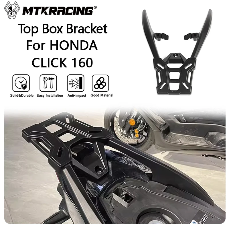 MTKRACING-Top-Box-Bracket-For-HONDA-CLICK-160-2022-2024-Motorcycle ...