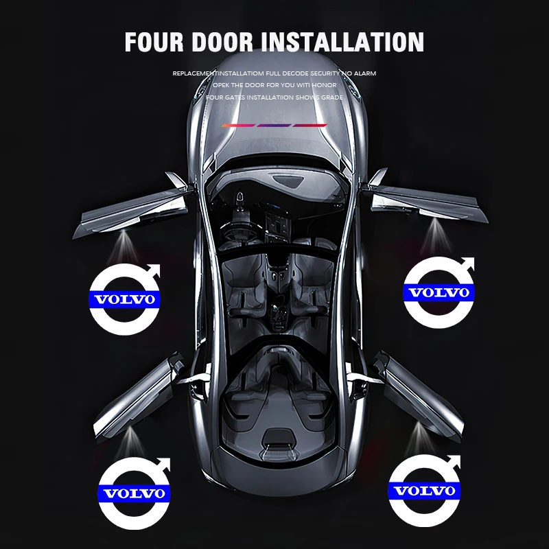 Led-HD-Car-Door-Logo-Welcome-Light-Projector-Lamps-For-Volvo-Xc60-Xc90 ...