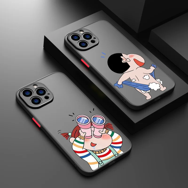 Cute-Crayon-Shin-chan-Phone-Case-For-Apple-iPhone-15-14-13-12-mini-11 ...