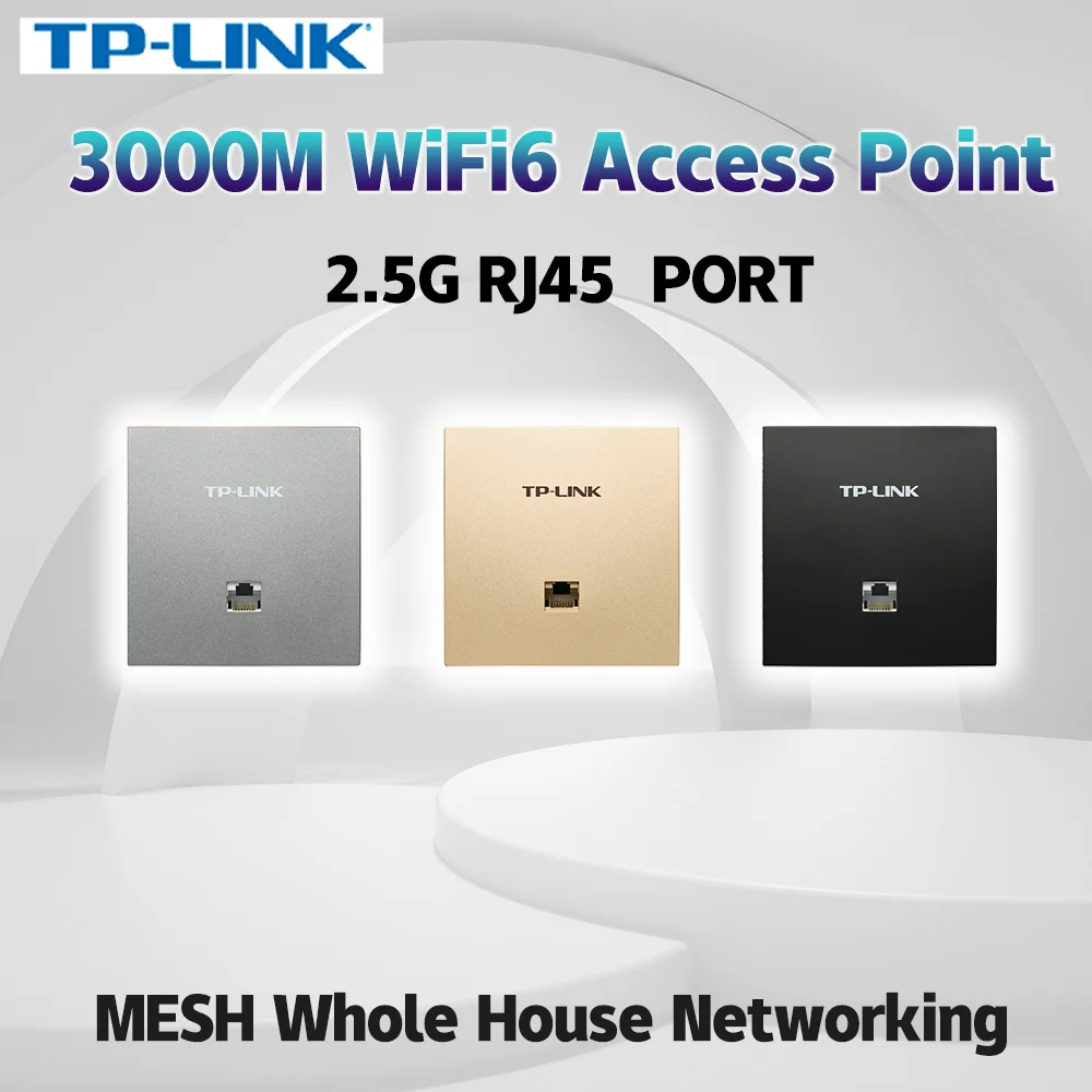 TP-LINK-Dual-Band-Gigabit-5G-3000M-Wireless-WiFi6-Panel-AP-WiFi ...