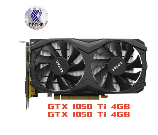 ZOTAC-GTX-1050-Ti-4GB-Graphics-Card-GPU-GTX1050Ti-4GB-OC-Video-Card-Map ...
