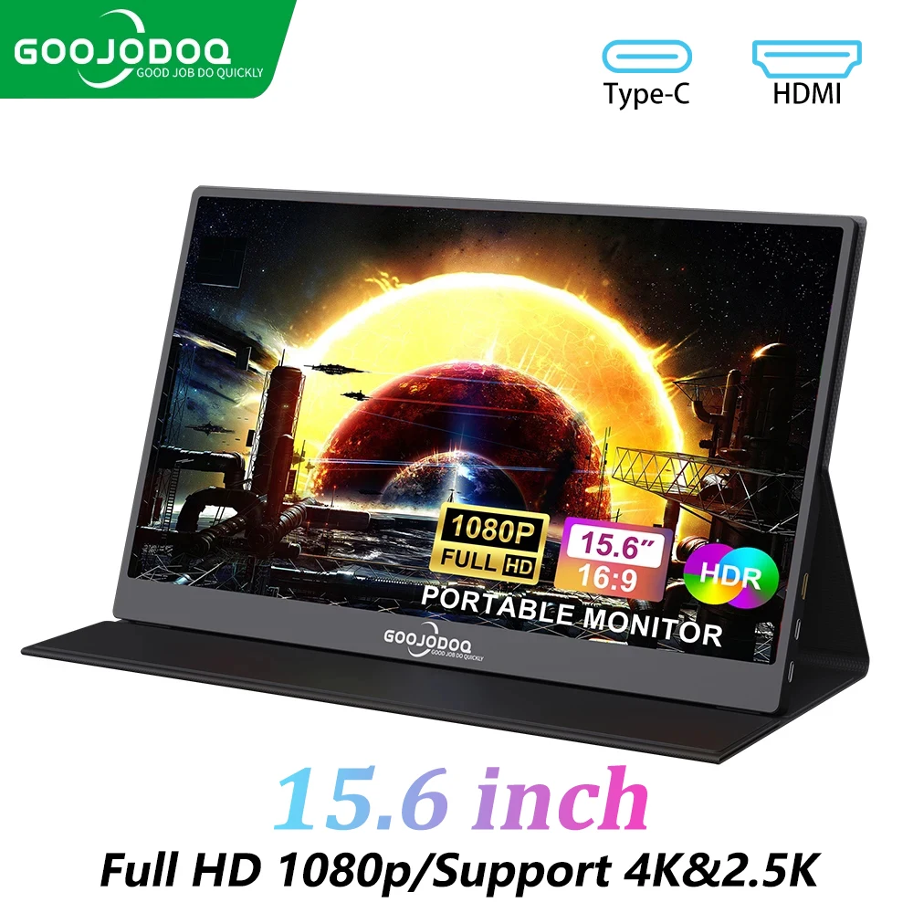 GOOJODOQ-Monitor-port-til-FHD-de-15-6-pulgadas-Monitor-externo-HDMI ...