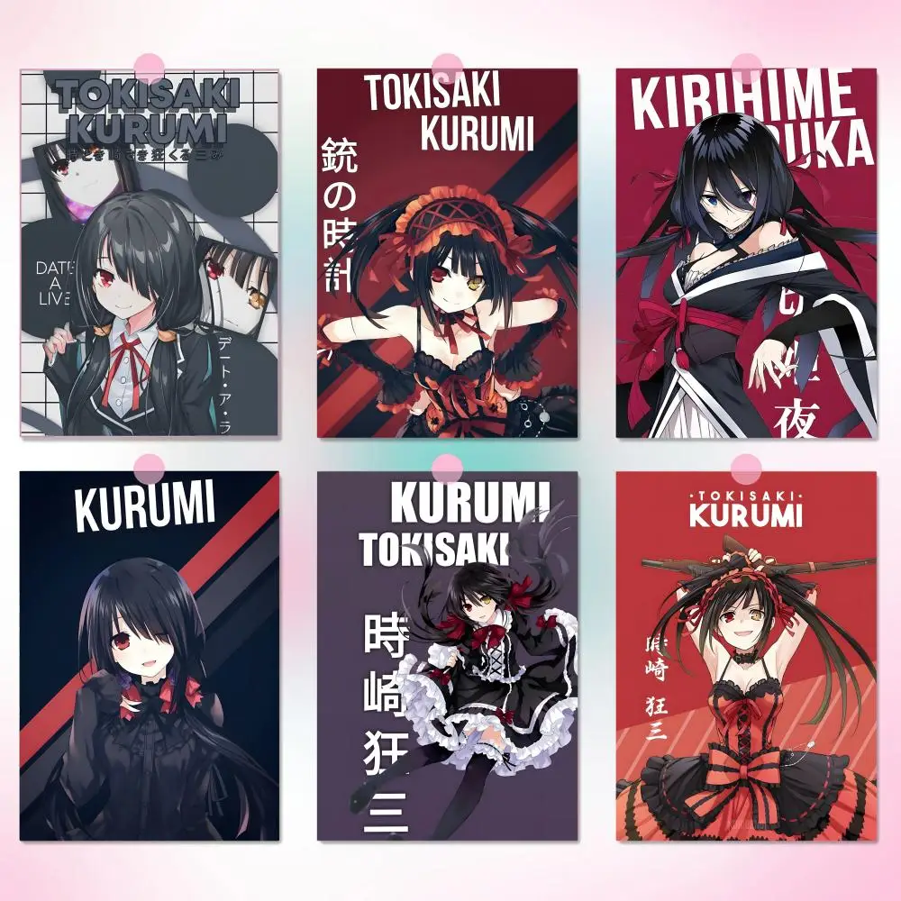 Tokisaki Kurumi Anime Poster Art Painting Poster With Prints Home ...