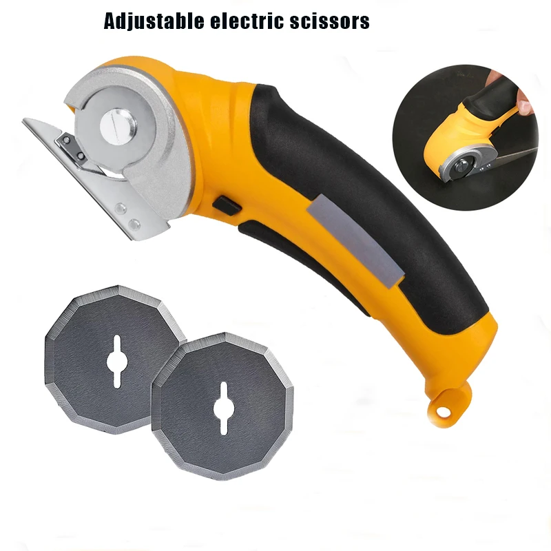 Electric-Round-Scissor-Portable-Cordless-Rechargeable-Electric-Scissor ...