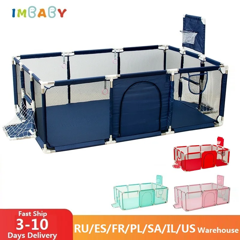 IMBABY-Playpen-For-Children-Large-Dry-Pool-Baby-Playpen-Safety-Indoor ...