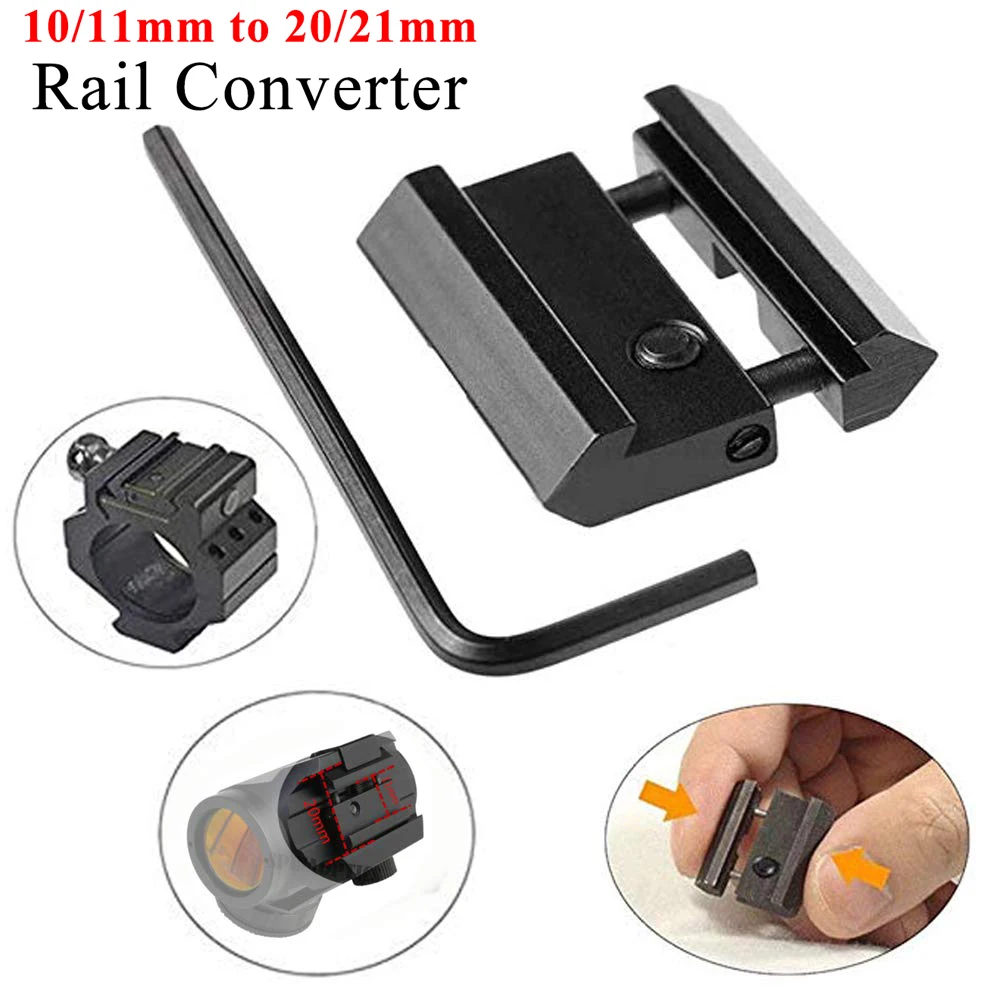 11-to-20mm-Track-11mm-to-22mm-Conversion-Adapter-Standard-Weaver-Rail ...